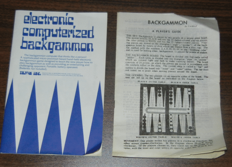 Tryom Electronic Backgammon – Electro-Gammon.net