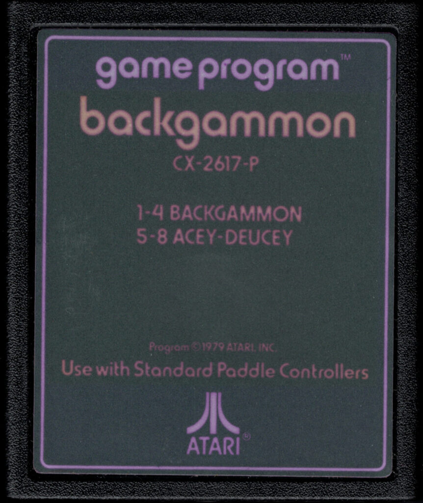 Atari 2600 – Backgammon – Electro-Gammon.net