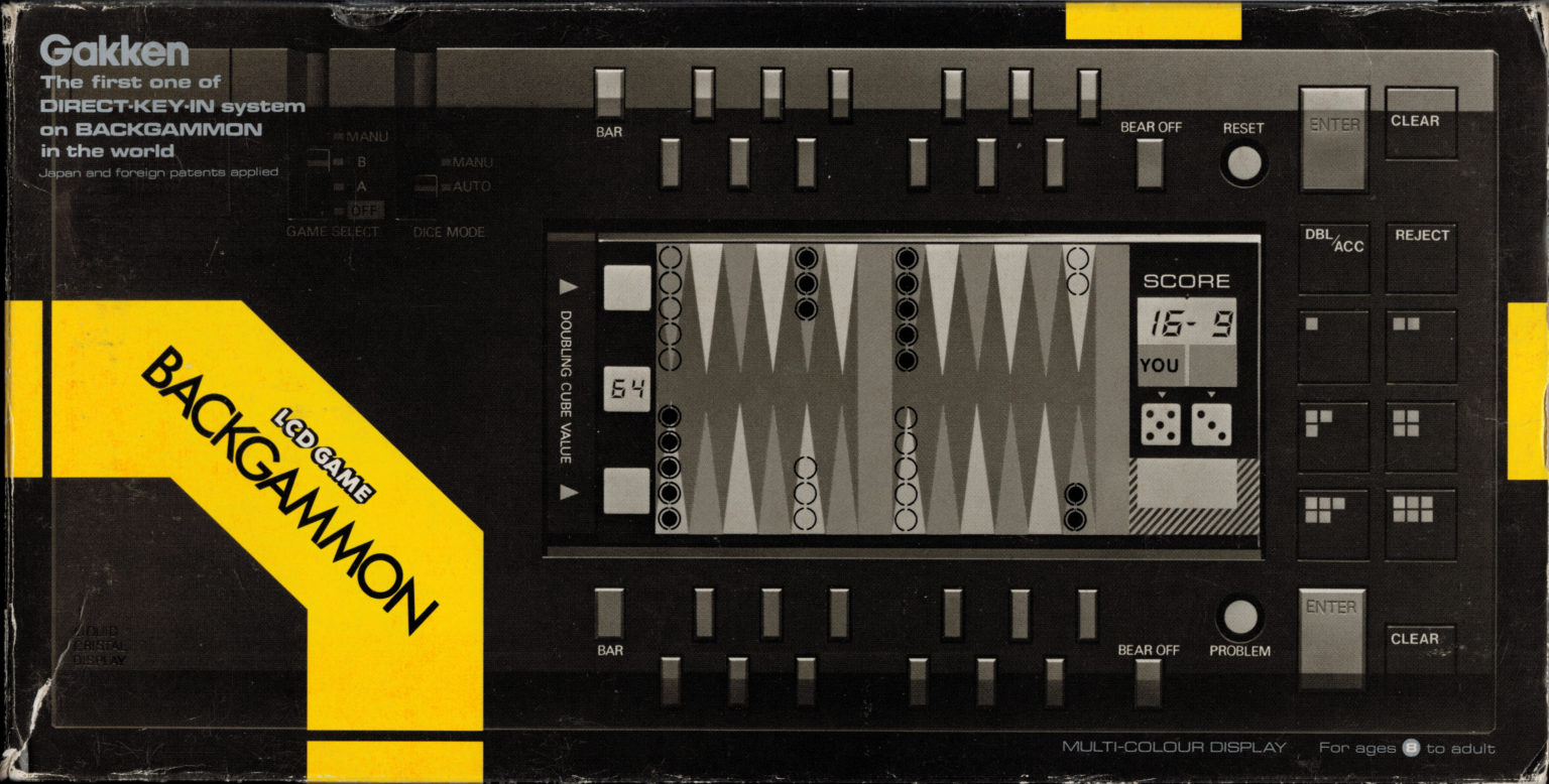 Gakken Backgammon – Electro-Gammon.net