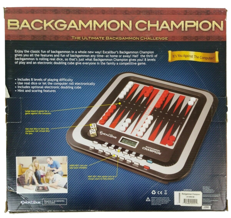 Excalibur Backgammon Champion – Electro-Gammon.net