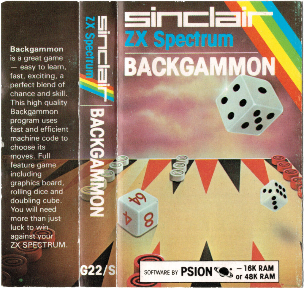 Sinclair ZX Spectrum Backgammon – Electro-Gammon.net