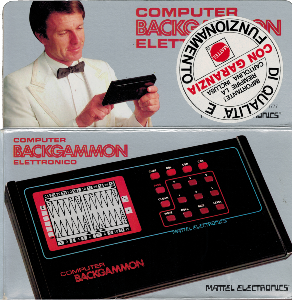 Mattel Computer Backgammon – Electro-Gammon.net